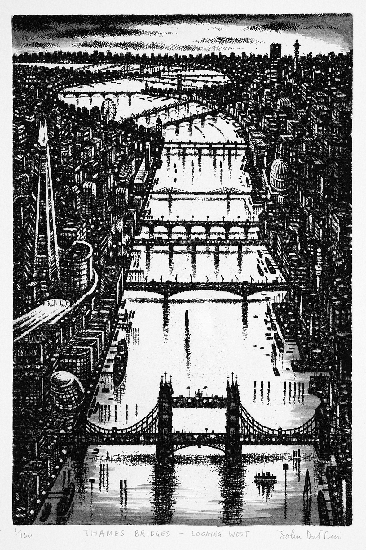 London City Limits | Paintings and Drawings by John Duffin RWS RE ...